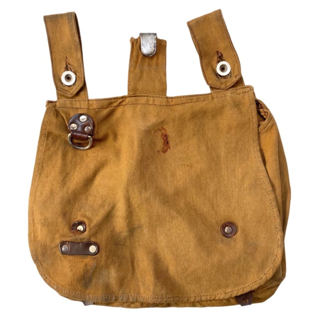 Original WWII German Hitlerjugend bread bag and field bottle ...