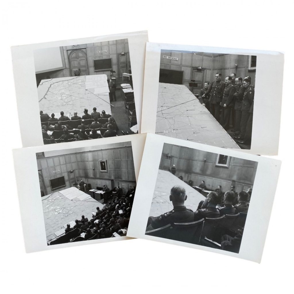 Original WWII British photo set 'Planning the European invasion ...