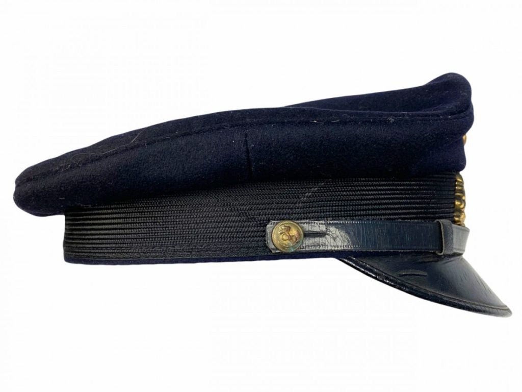 Original WWII German Kriegsmarine visor cap with photos and letter of ...