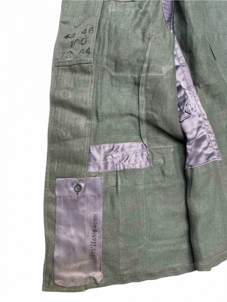 Original WWII German M43 Luftwaffe HBT jacket - Oorlogsspullen.nl ...