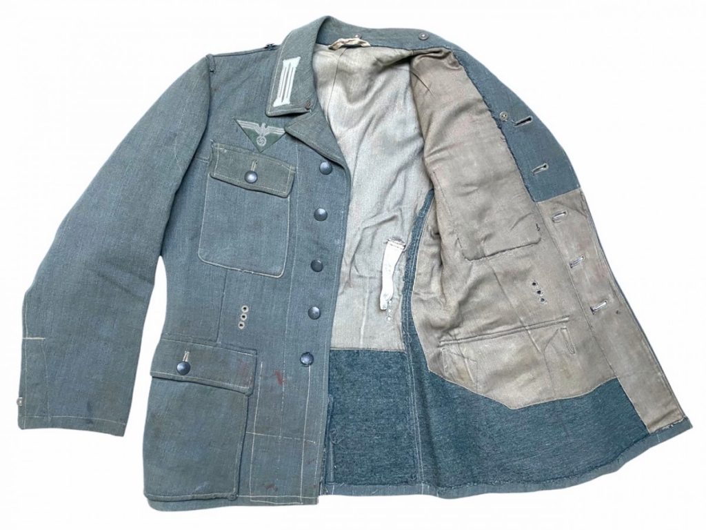 Original WWII German WH M43 uniform - Oorlogsspullen.nl - Militaria shop