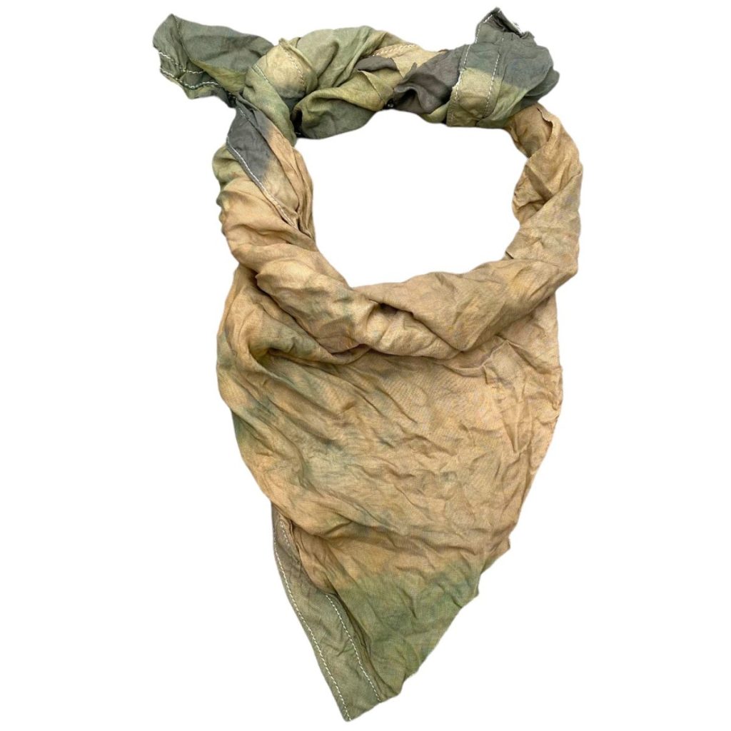Original WWII German camouflage scarf RZ20 parachute cloth ...
