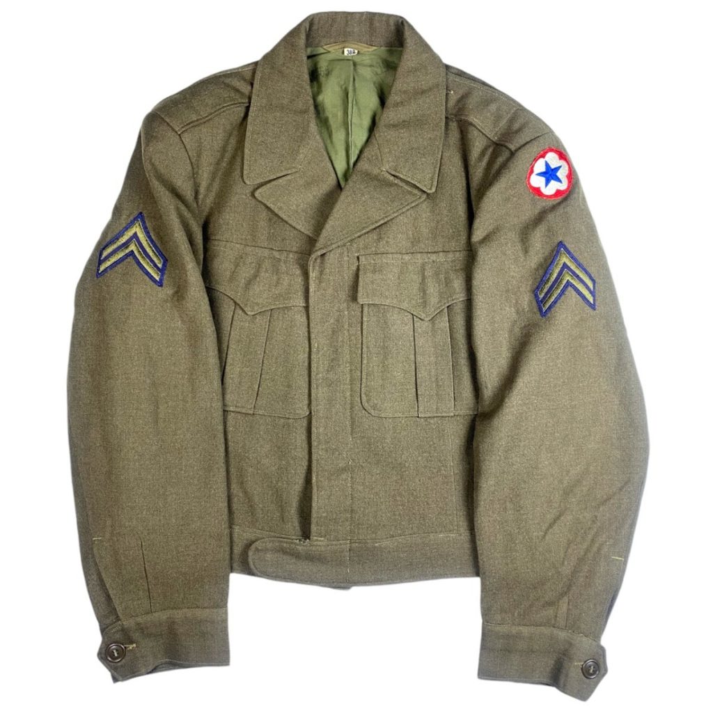 Original WWII US Army Service Forces uniform - Oorlogsspullen.nl ...