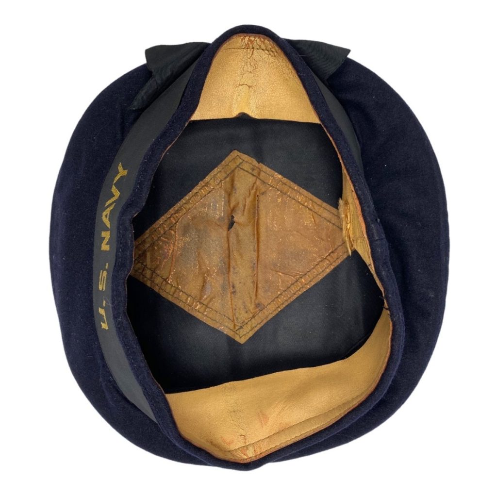 Original WWII US Navy cap - Oorlogsspullen.nl - Militaria shop