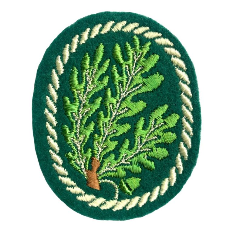 Original WWII German WH Jäger insignia - Oorlogsspullen.nl - Militaria shop