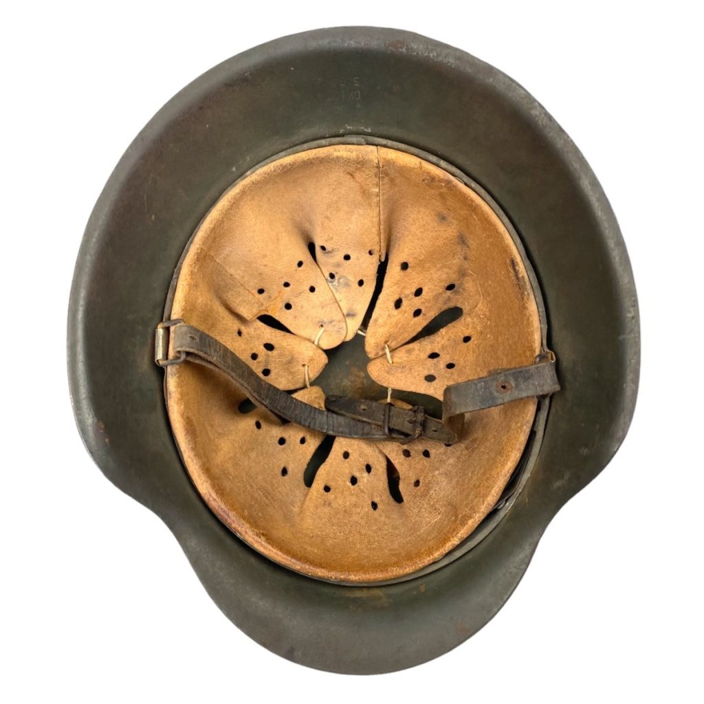 Original WWII German M42 helmet - CKL66 - Oorlogsspullen.nl - Militaria ...