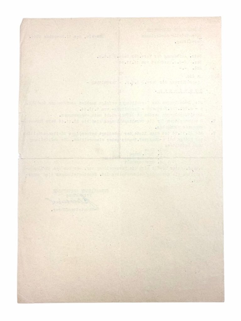 Original WWII German Waffen-SS document Hengelo/Groningen ...