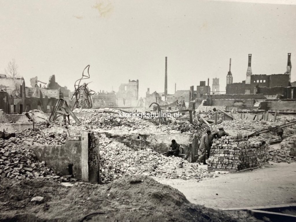 Original WWII Dutch Bombing of Rotterdam photo grouping - 14 May 1940 ...