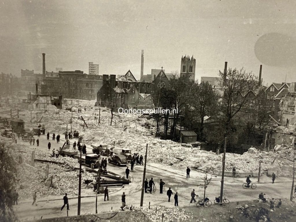 Original WWII Dutch Bombing of Rotterdam photo grouping - 14 May 1940 ...
