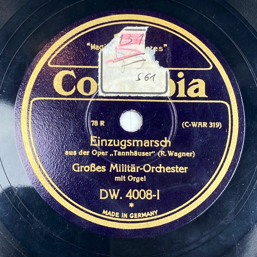 Original WWII German record - Triumph marsch & Einzugsmarsch ...