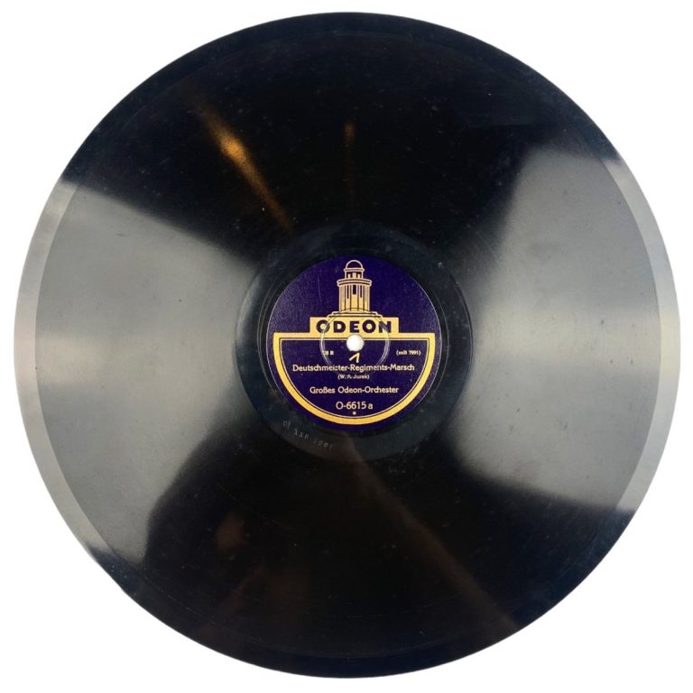 Original WWII German record - Deutschmeister regiments marsch & Feuert ...