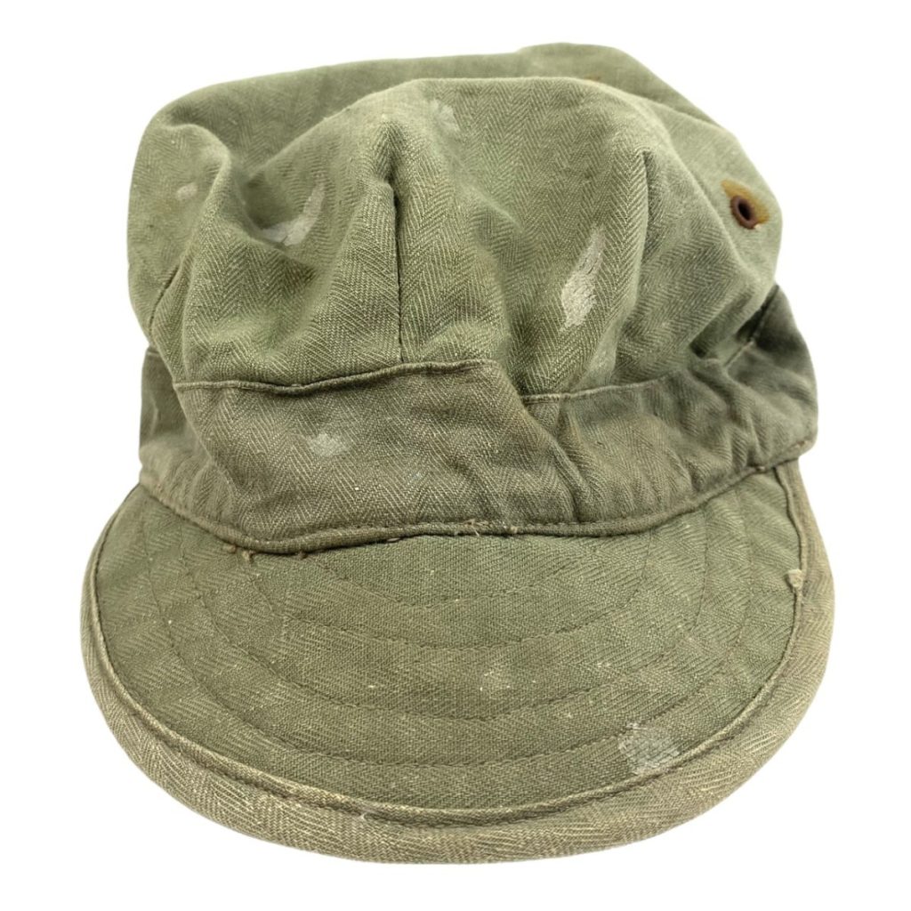 Original WWII US HBT field cap - Oorlogsspullen.nl - Militaria shop