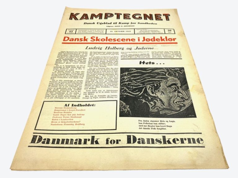 Original WWII Danish collaboration newspaper 'Kamptegnet ...