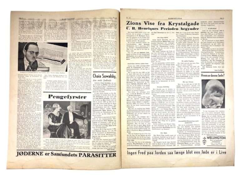 Original WWII Danish collaboration newspaper 'Kamptegnet ...
