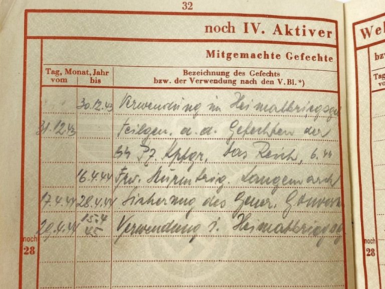 Original WWII Flemish SS-Freiwilligen Sturmbrigade ‘Langemarck ...