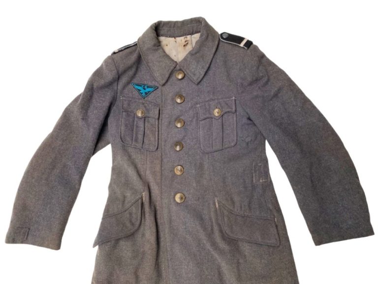 Original WWII German Luftwaffe HJ Flakhelfer jacket - Oorlogsspullen.nl ...