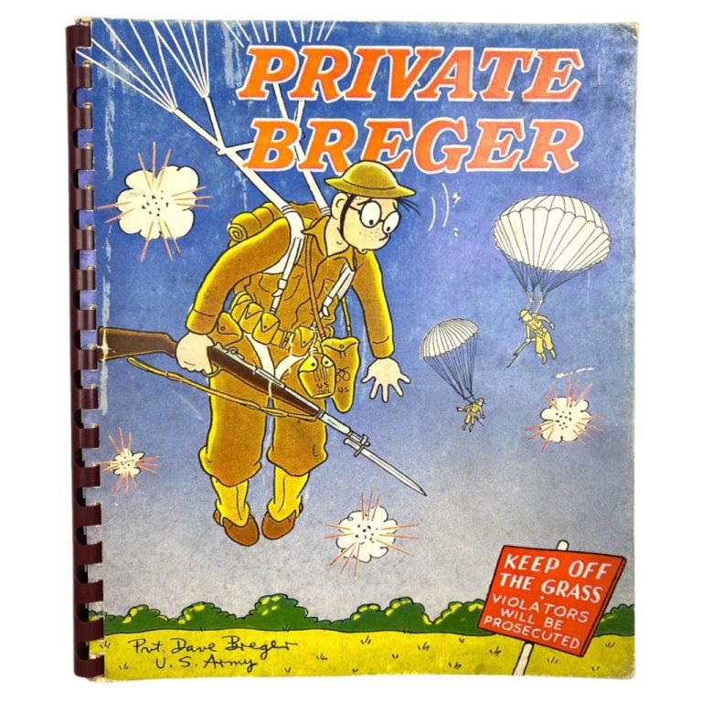 Original WWII US army book 'Private Breger' - Oorlogsspullen.nl ...
