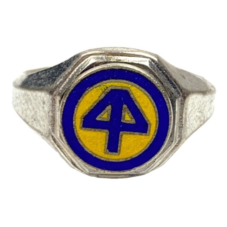 Original WWII US 44th Infantry division ring - Oorlogsspullen.nl ...