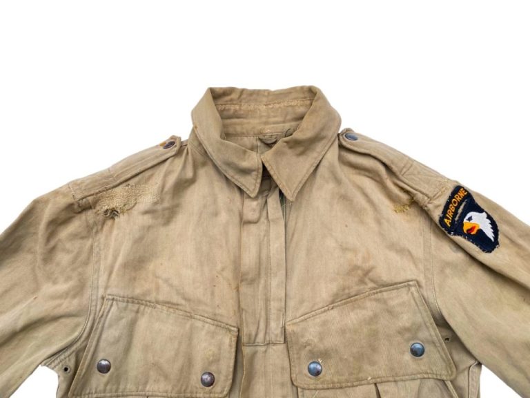 Original WWII US Airborne M42 jump suit - Oorlogsspullen.nl - Militaria ...