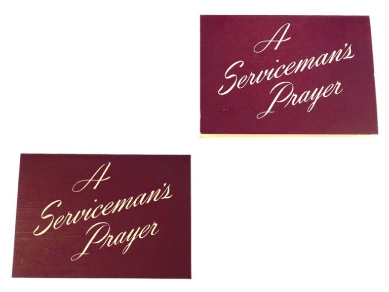 Original WWII US army prayer set - Oorlogsspullen.nl - Militaria shop