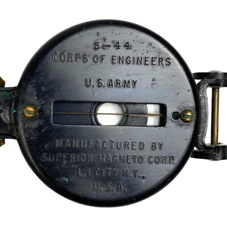 Original WWII US army engineer compass 1944 - Oorlogsspullen.nl - Militaria shop