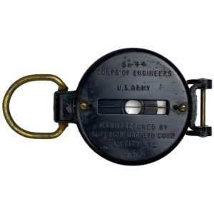 Original WWII US army engineer compass 1944 - Oorlogsspullen.nl - Militaria shop