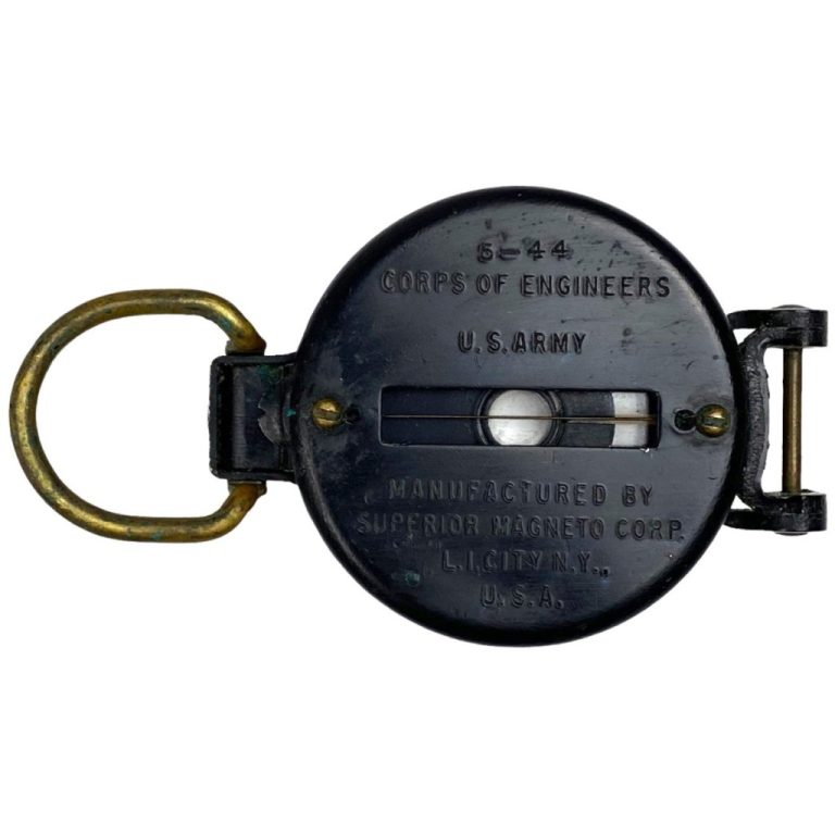 Original WWII US army engineer compass 1944 - Oorlogsspullen.nl ...