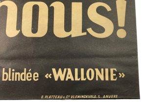 Original WWII Walloon Waffen-SS volunteers legion poster ...