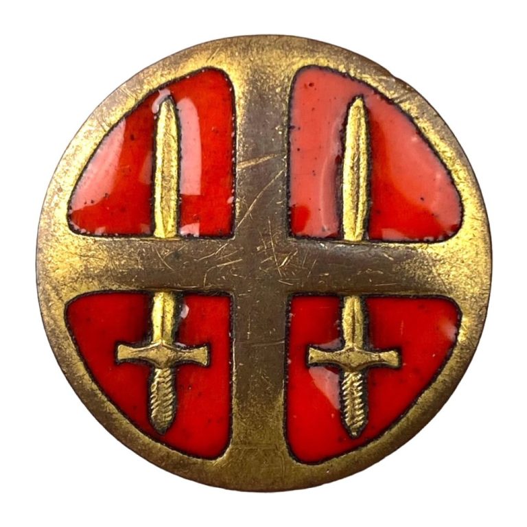 Original WWII Norwegian Nasjonal Samling enameled 'Rikshird' pin ...