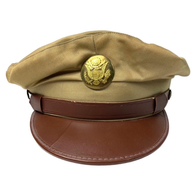 Original WWII US army visor cap - Oorlogsspullen.nl - Militaria shop