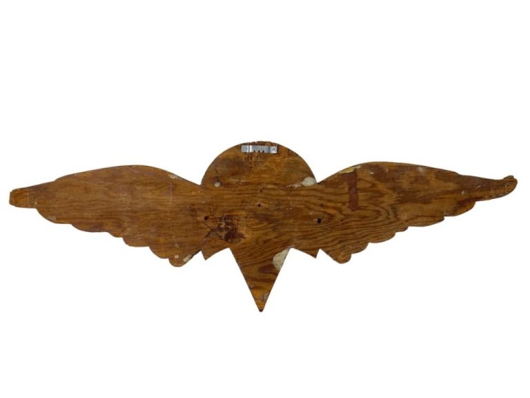 Original WWII US wooden Airborne sign - Oorlogsspullen.nl - Militaria shop