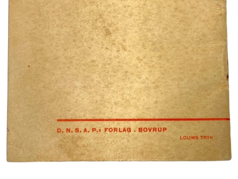 Original WWII Danish NSU song book - Syng med os! - Oorlogsspullen.nl ...