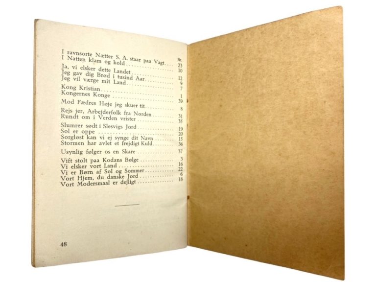 Original WWII Danish NSU song book - Syng med os! - Oorlogsspullen.nl ...