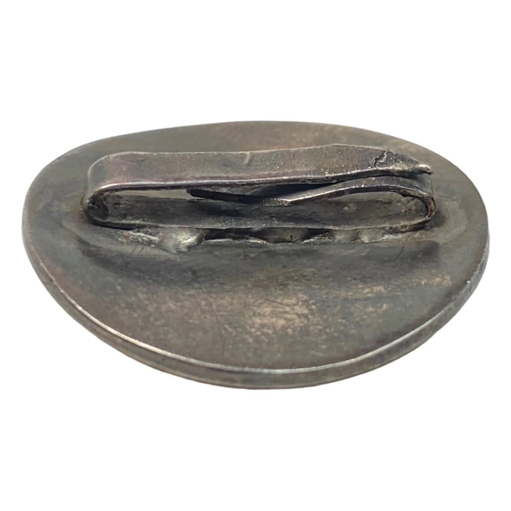 Original WWII Danish DNSAP ‘Storm Afdeling’ cap badge (silver colour ...