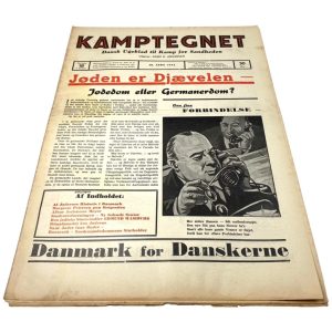 Original WWII Danish collaboration newspaper 'Kamptegnet ...