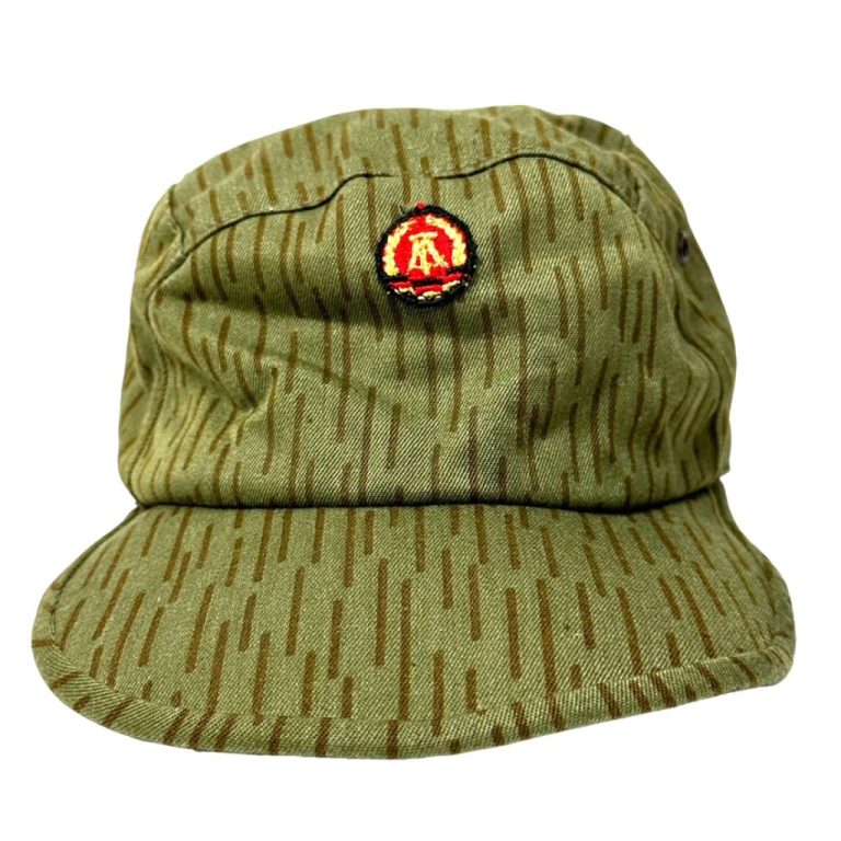 Original DDR/NVA Strichtarn camouflage field cap - Oorlogsspullen.nl ...