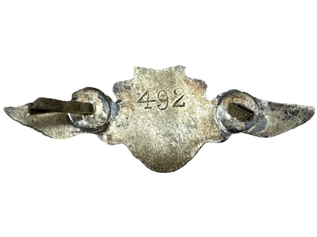 Original WWII DNSAP enameled ‘Storm Afdeling’ cap badge ...