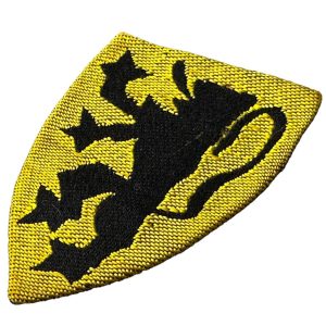 Original WWII Flemish Waffen-SS legion machine-woven sleeve shield ...