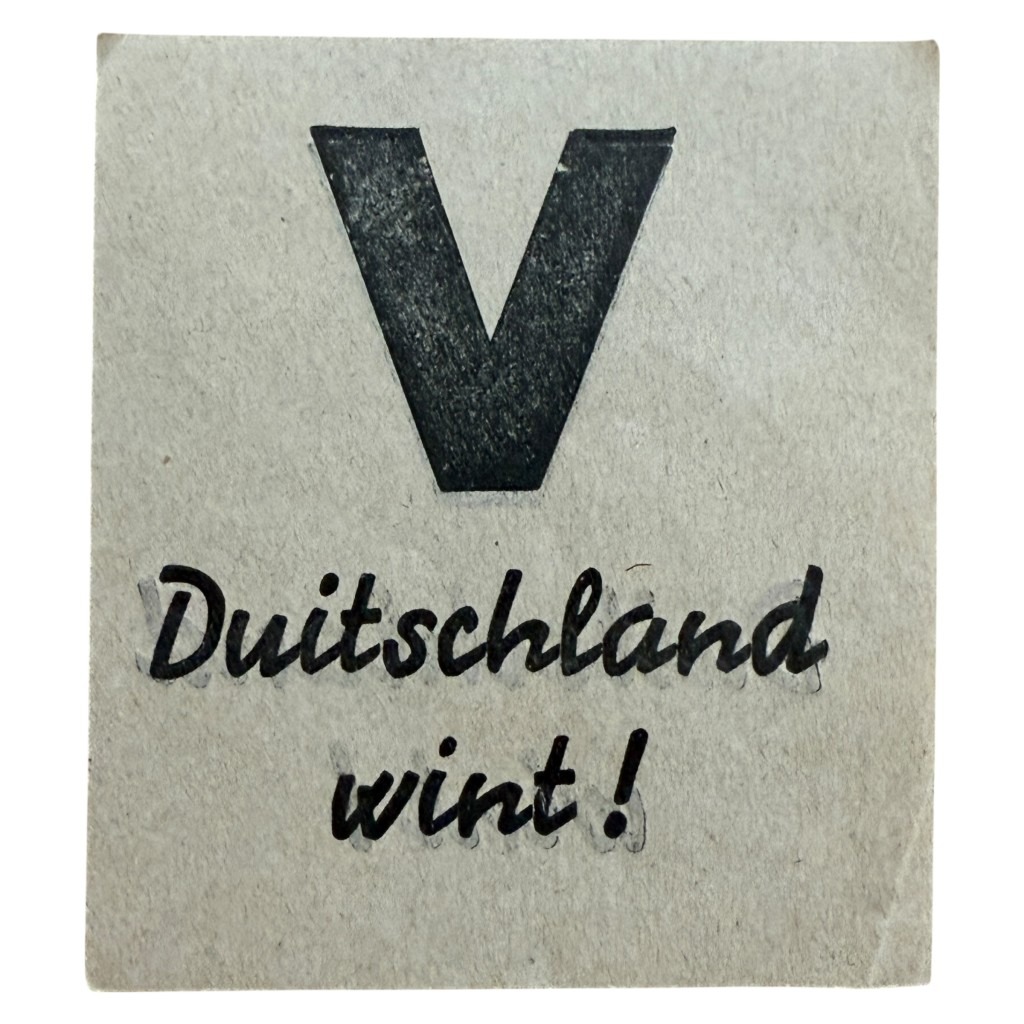 Original WWII Dutch NSB Victory – Germany Wins! Flyer - Oorlogsspullen ...