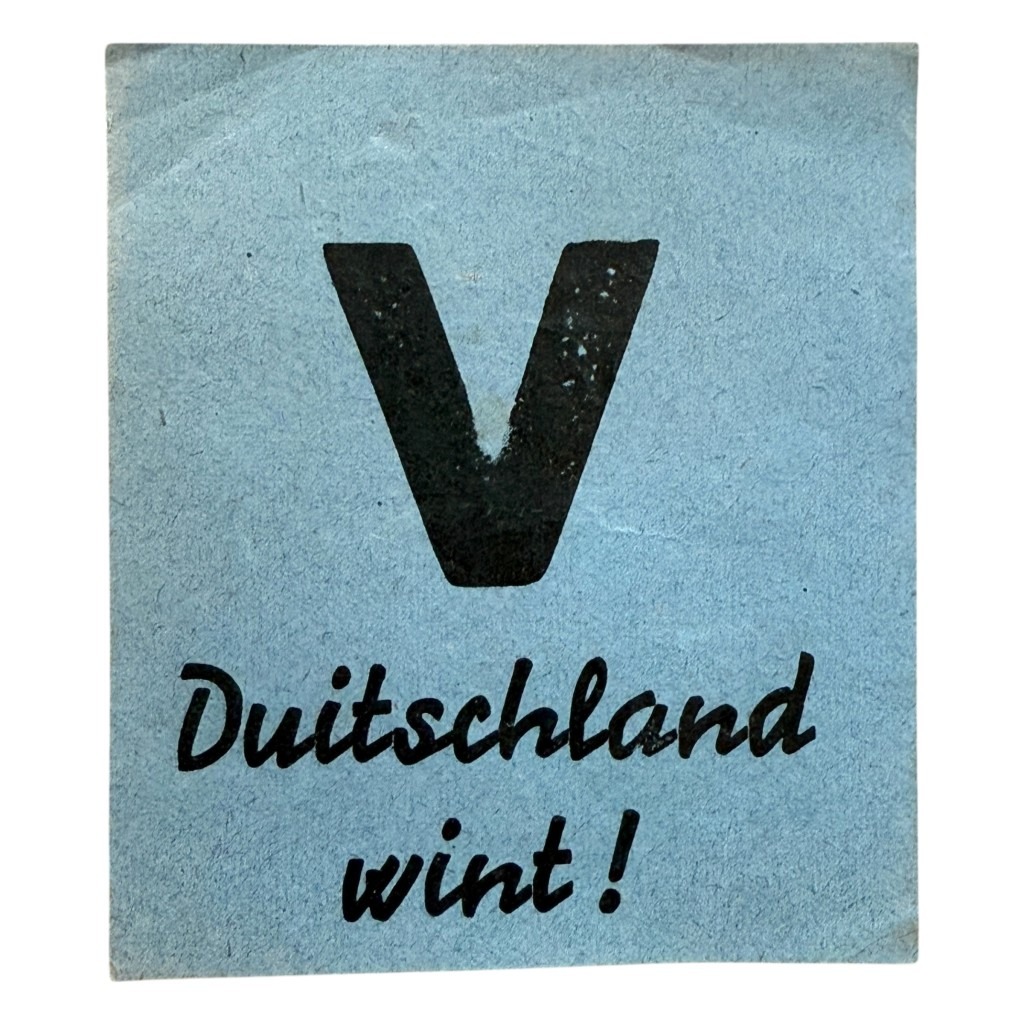 Original WWII Dutch NSB Victory – Germany Wins! Flyer - Oorlogsspullen ...
