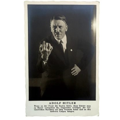 Original WWII German postcard Adolf Hitler - Oorlogsspullen.nl ...