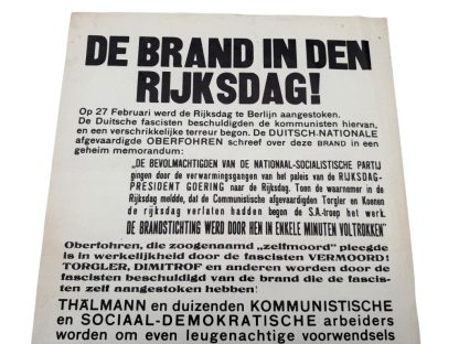 Original 1933 Dutch Communistische Partij Holland (CPH) poster ...